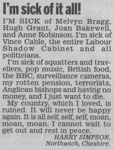 Is this the most Daily Mail type of letter ever?
