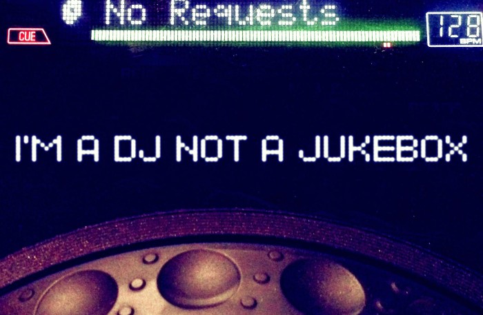 ‘Top ten things you should NOT say to a DJ’