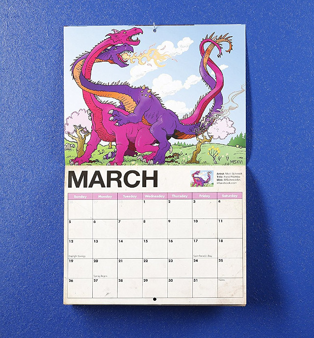 There’s a 2017 Dragon Sex Calendar