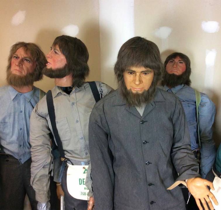 Buy these creepy wax figures of Amish people that have been missing ...