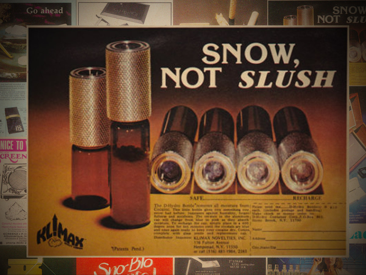 Shameless cocaine adverts from the 1970s