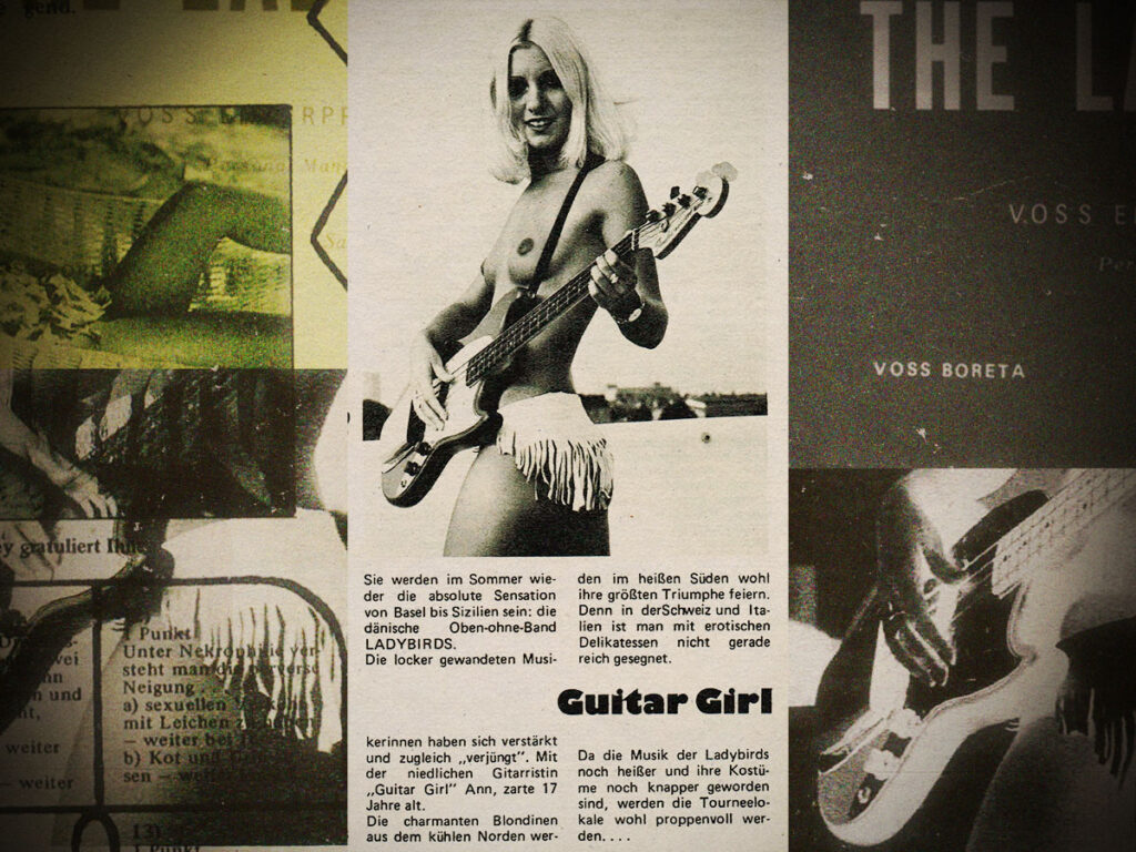 The Ladybirds: The world's first all-girl topless rock band