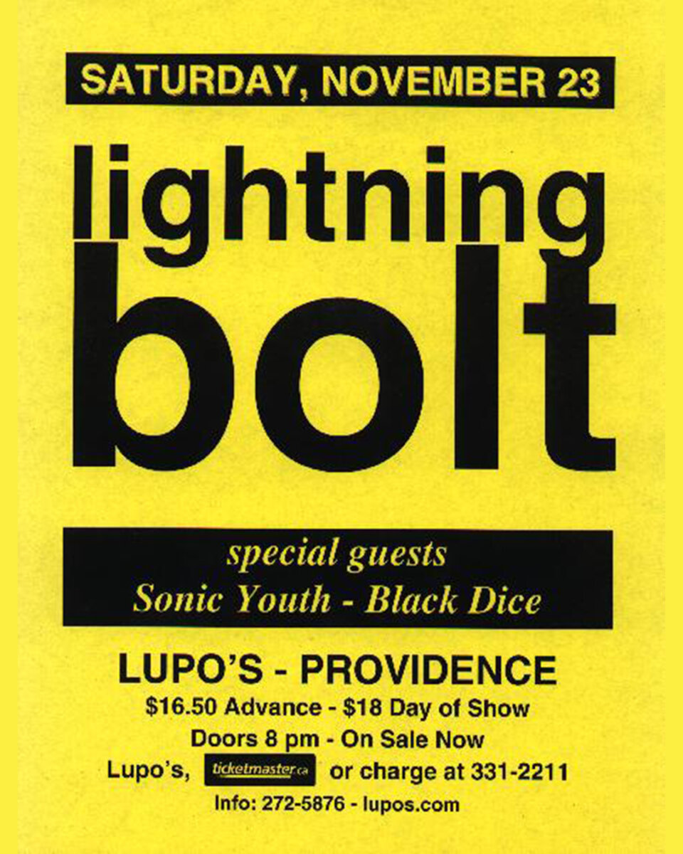Sonic Youth and Lightning Bolt: A match made in hell