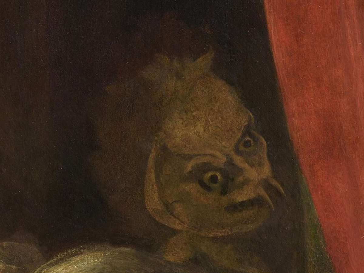 How a painting restoration brought the devil back to life