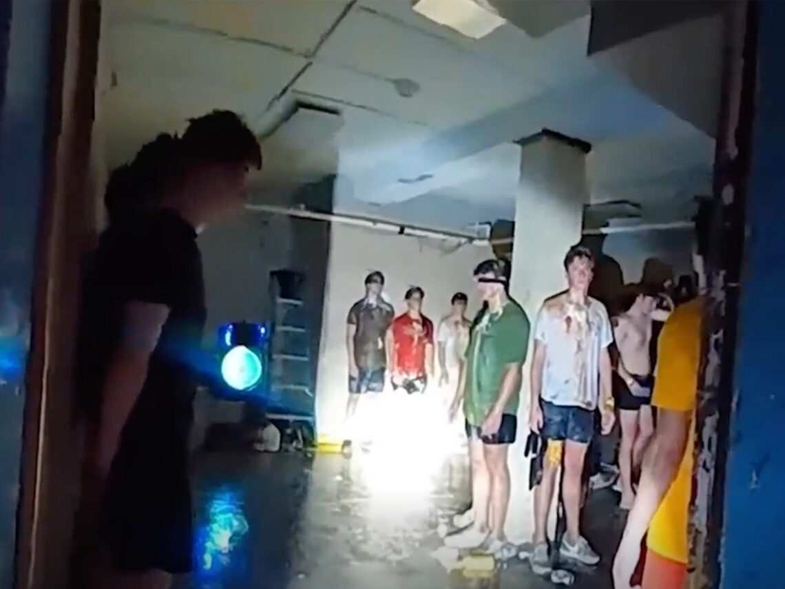 Over 50 half-naked students found in basement at Iowa University