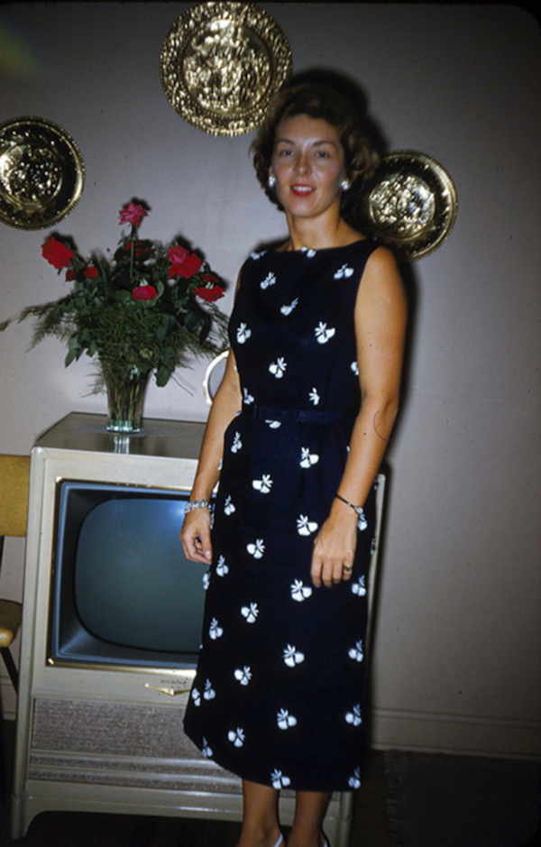 Amusing vintage photos of people posing with their TV sets