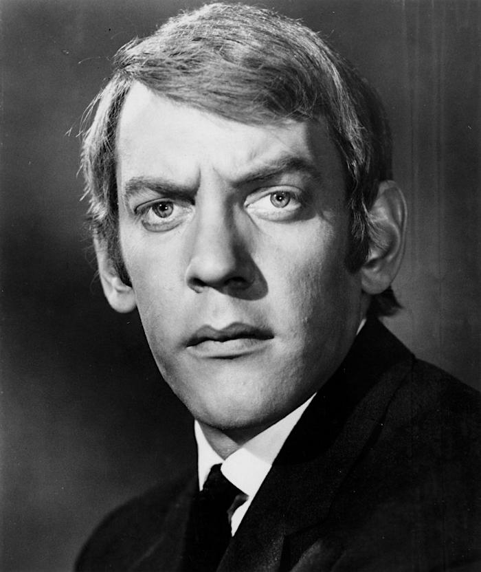 The many hairstyles of Donald Sutherland