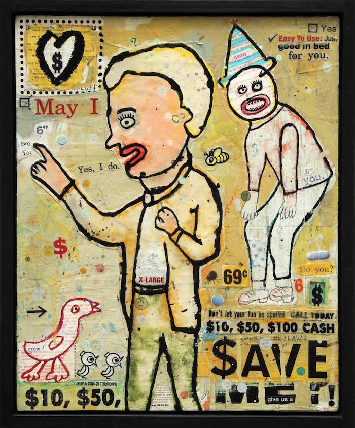 Pop Making Sense: Brian McDonald’s fabulous mixed media art