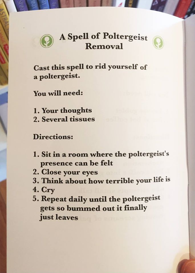 Prankster plants hilarious fake occult spell book at a metaphysical shop