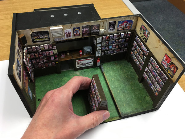 This man created a miniature video store because he misses the 90s so much