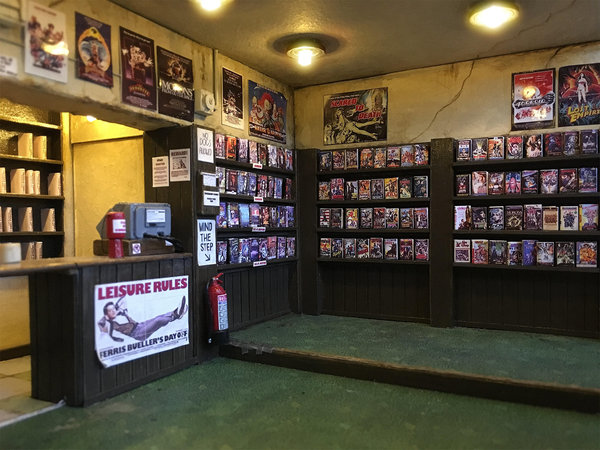 This man created a miniature video store because he misses the 90s so much