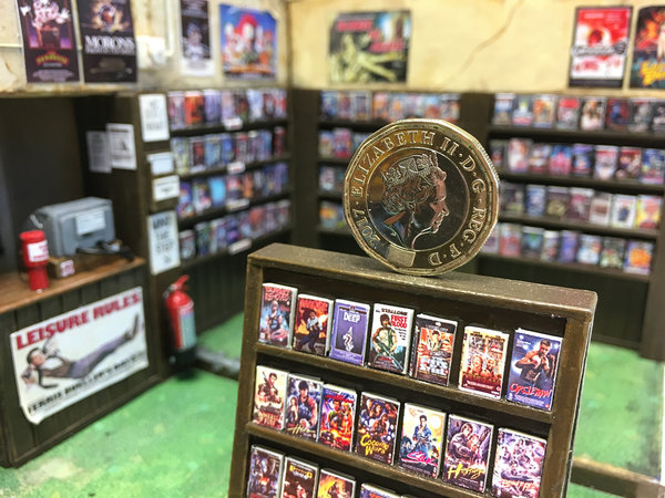 This man created a miniature video store because he misses the 90s so much