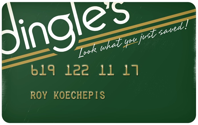 The lost art of local 1970s department store charge cards