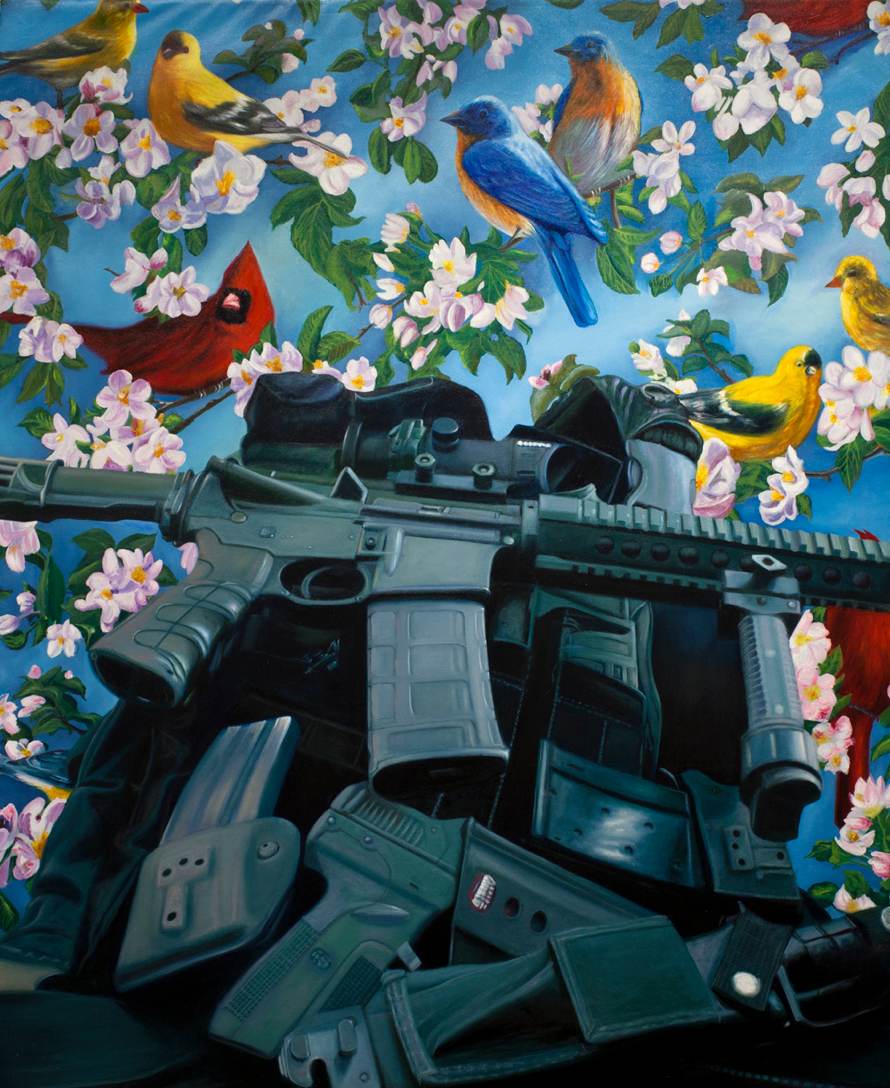 AR-15s, raw meat, cupcakes and kittens: The luscious, hyper-realistic ...