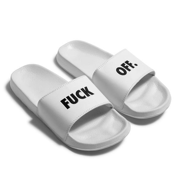 ‘Fuck Off’ shoes are perfect for the summertime