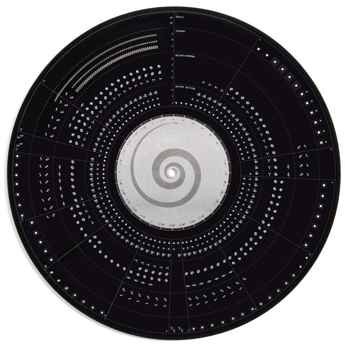 Remarkable set of ‘data visualization’ 12-inch records of David Bowie’s ...