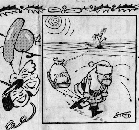 Five merry & macabre Ralph Steadman Christmas cartoons from way back in ...
