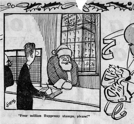 Five merry & macabre Ralph Steadman Christmas cartoons from way back in ...