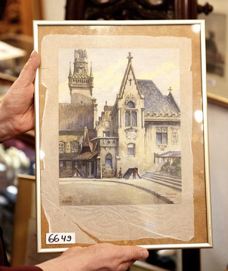 Painting by Adolf Hitler expected to fetch over $60,000 at auction