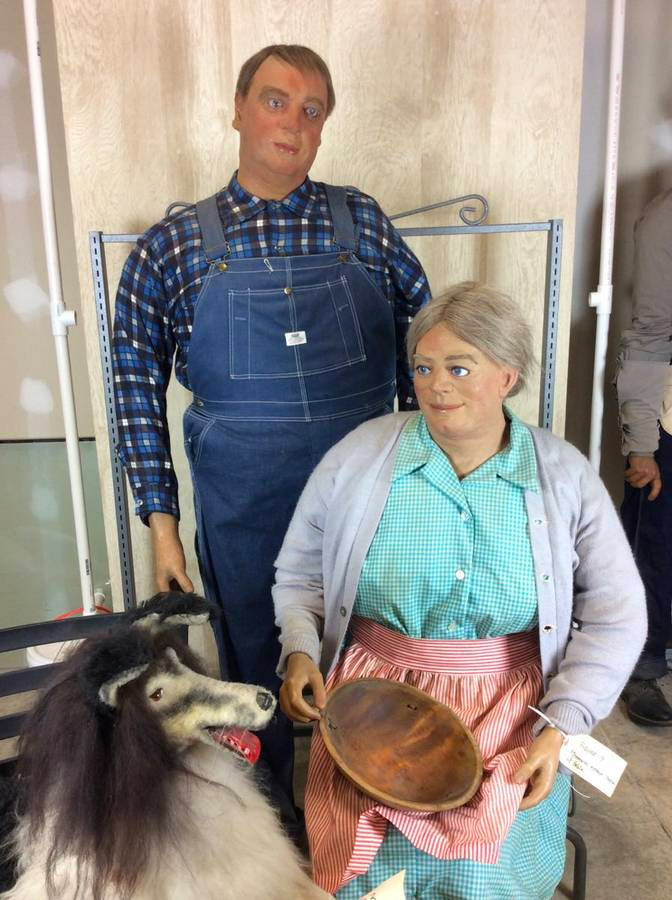Buy these creepy wax figures of Amish people that have been missing ...