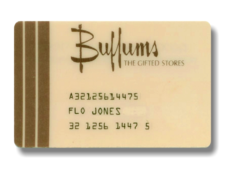 The lost art of local 1970s department store charge cards