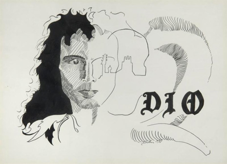 A beam in the shade from a silvery blade: Own Ronnie James Dio’s sword ...