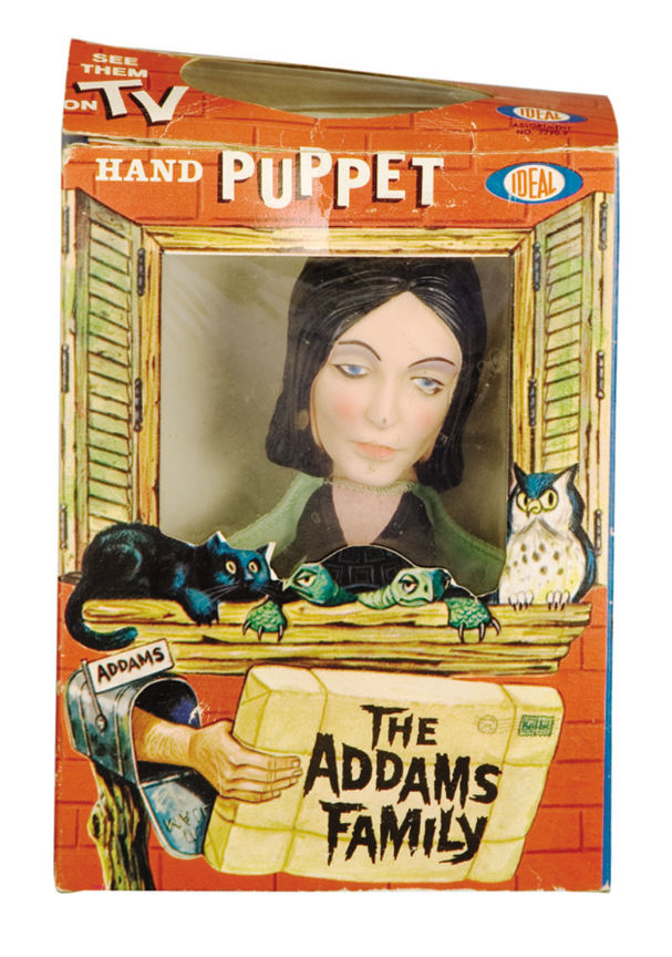 It’s a rival vintage Addams Family and Munsters hand-puppet showdown
