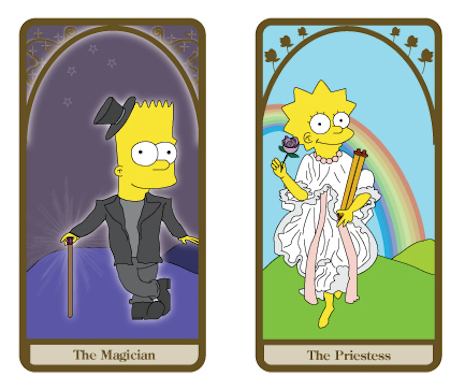 Simpsons tarot cards