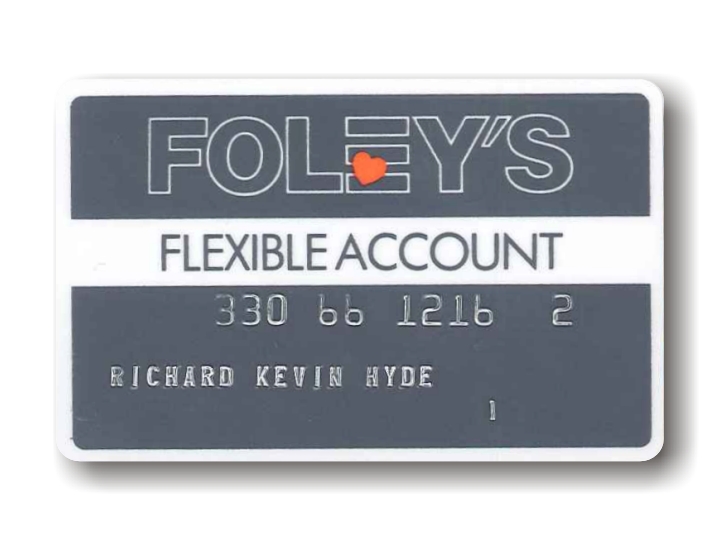 The lost art of local 1970s department store charge cards
